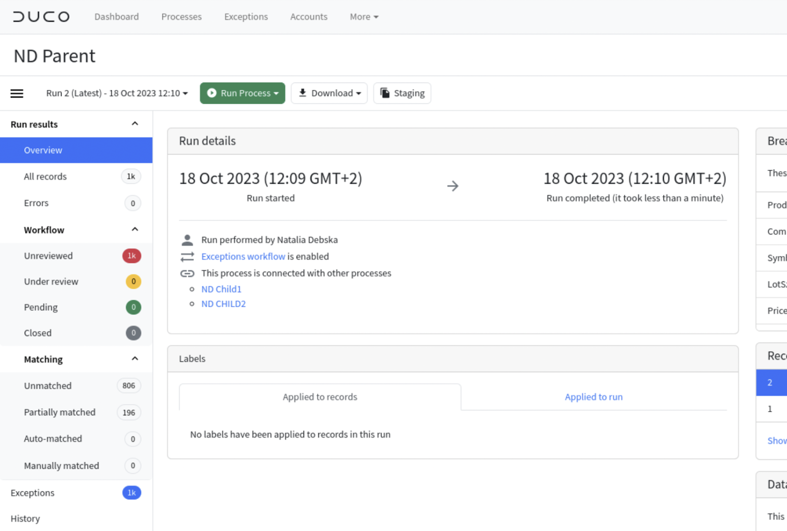 Connected Processes Overview – Duco