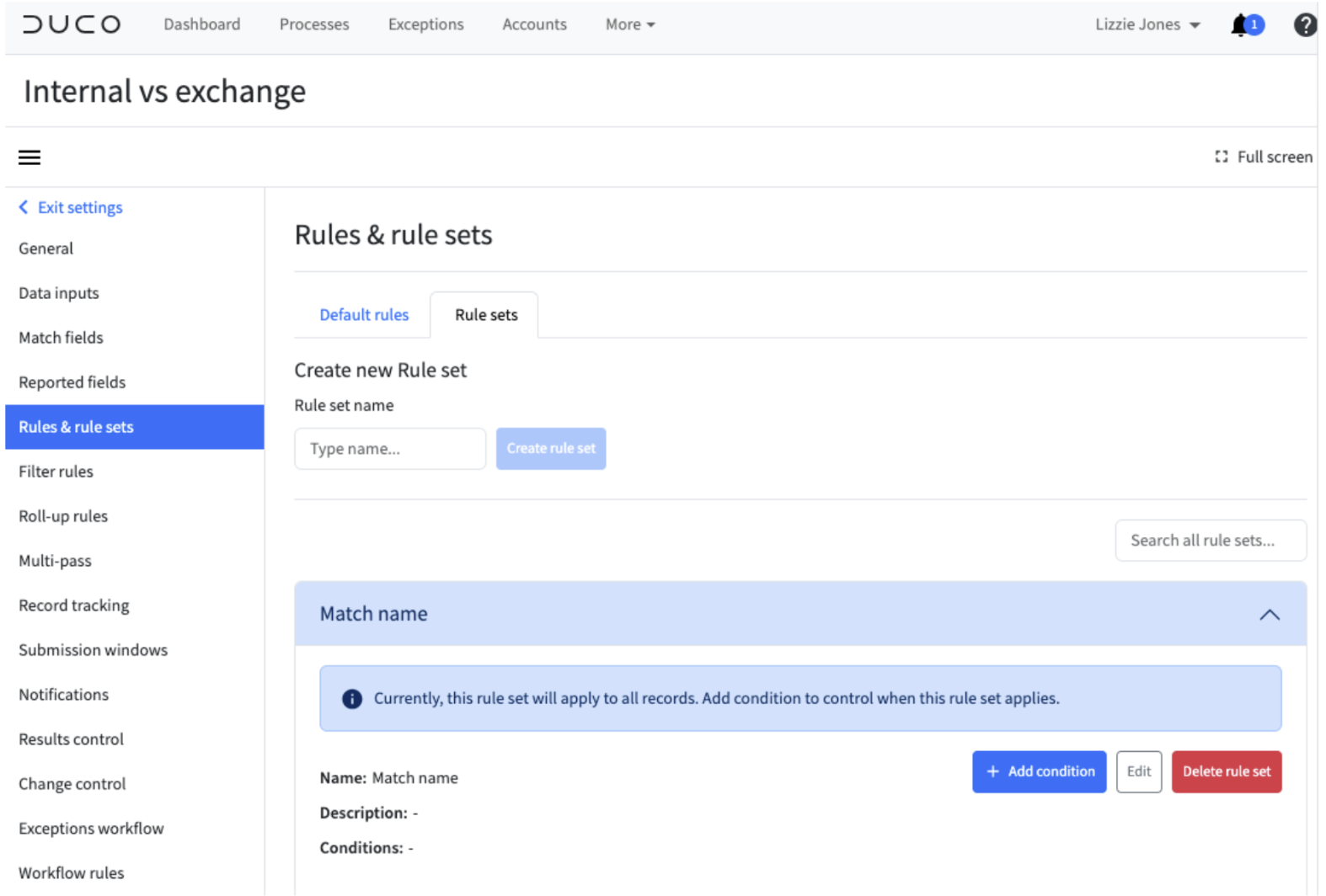 May 2024 - Exception management and EMIR process enhancements – Duco