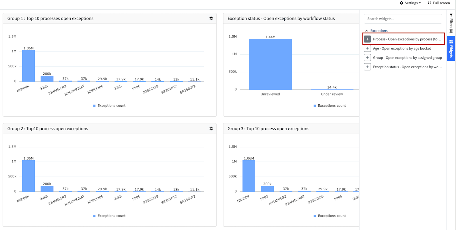 September 2025 - Enhanced exception categories, smarter dashboards ...