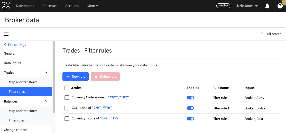Best practice - filter rules – Duco