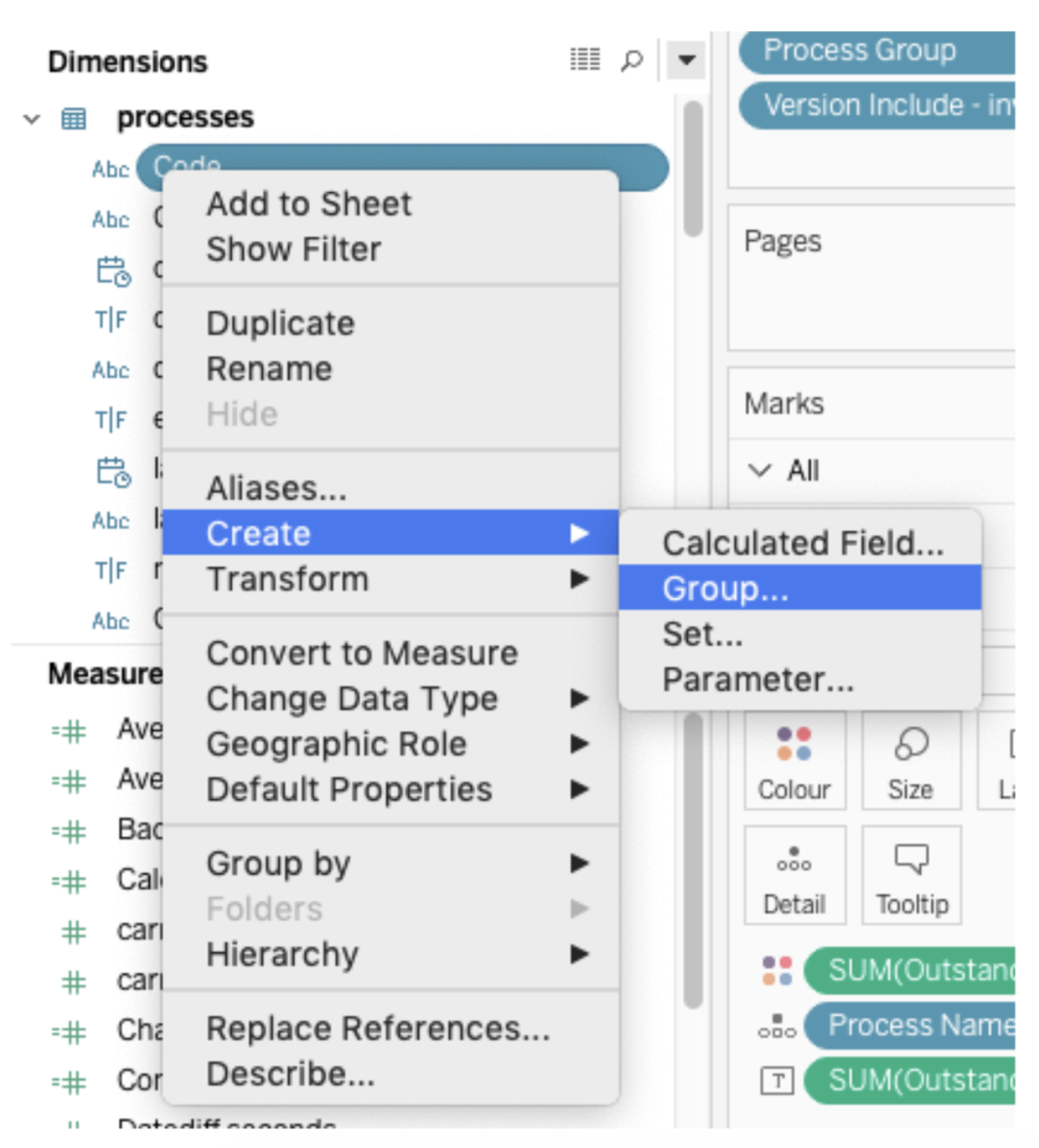 Process Inventory Dashboard for Tableau – Duco